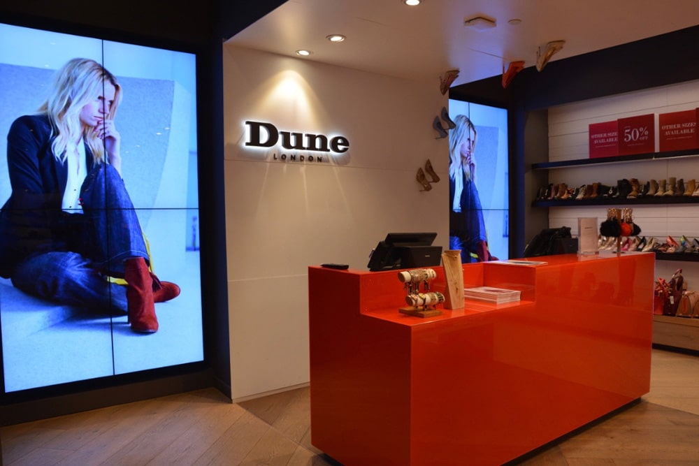 Dune London Custom Retail Interior by VMI