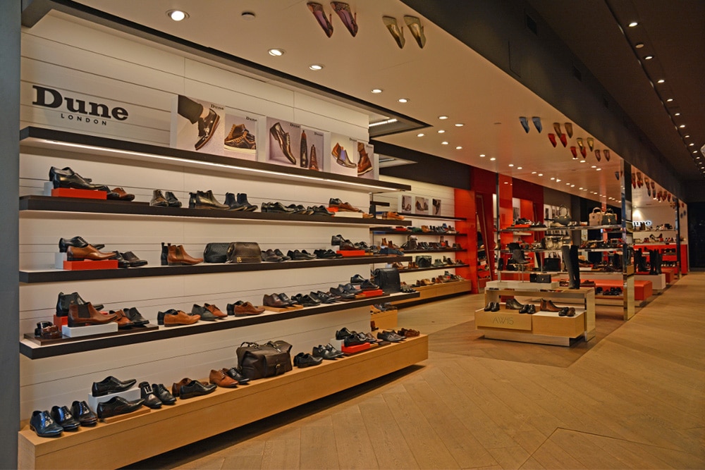 Dune London Custom Retail Interior by VMI